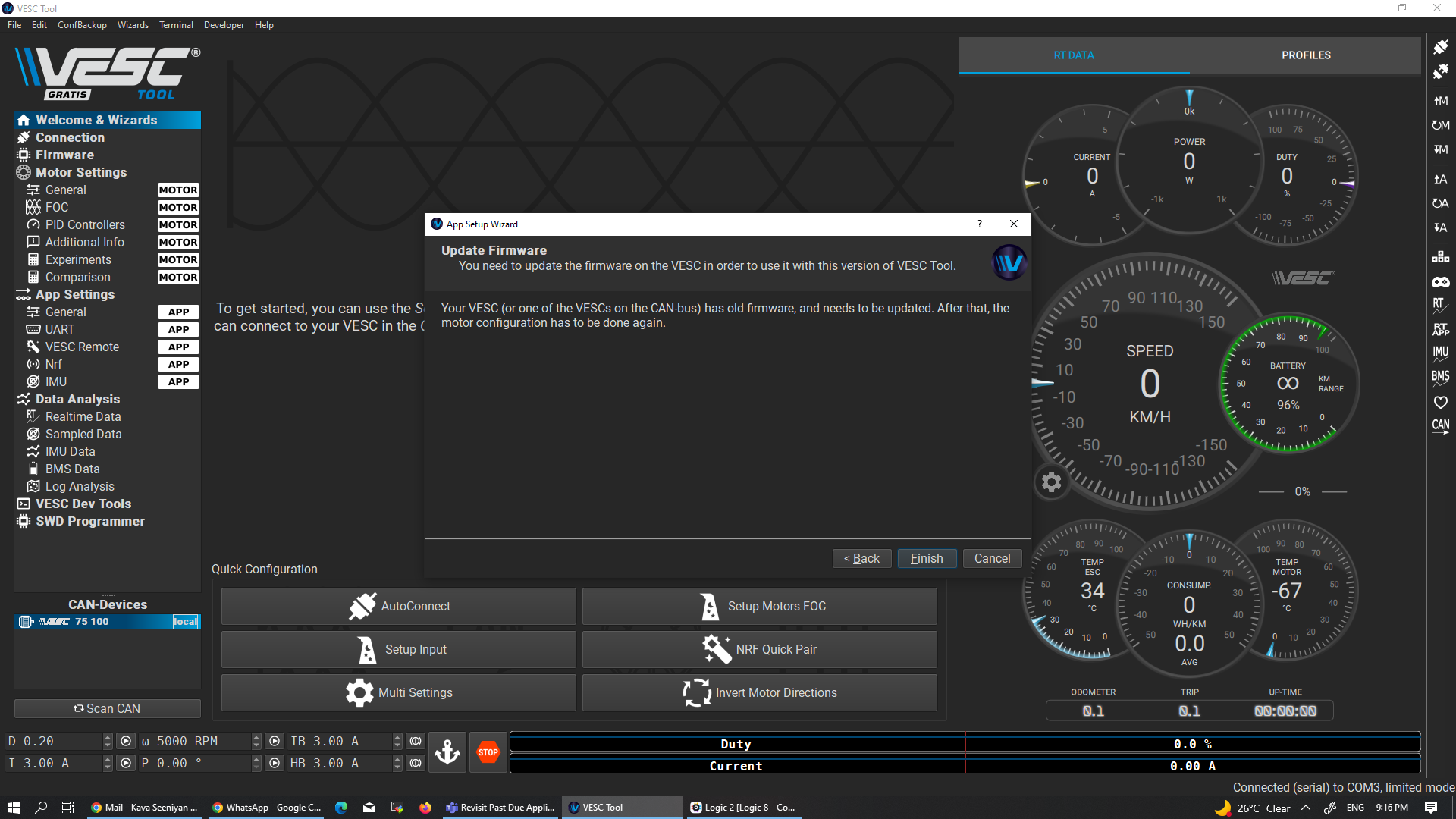 FW 5 3 Is Out Vesc Tool 3 01 Page 16 New Tech Development Esk8