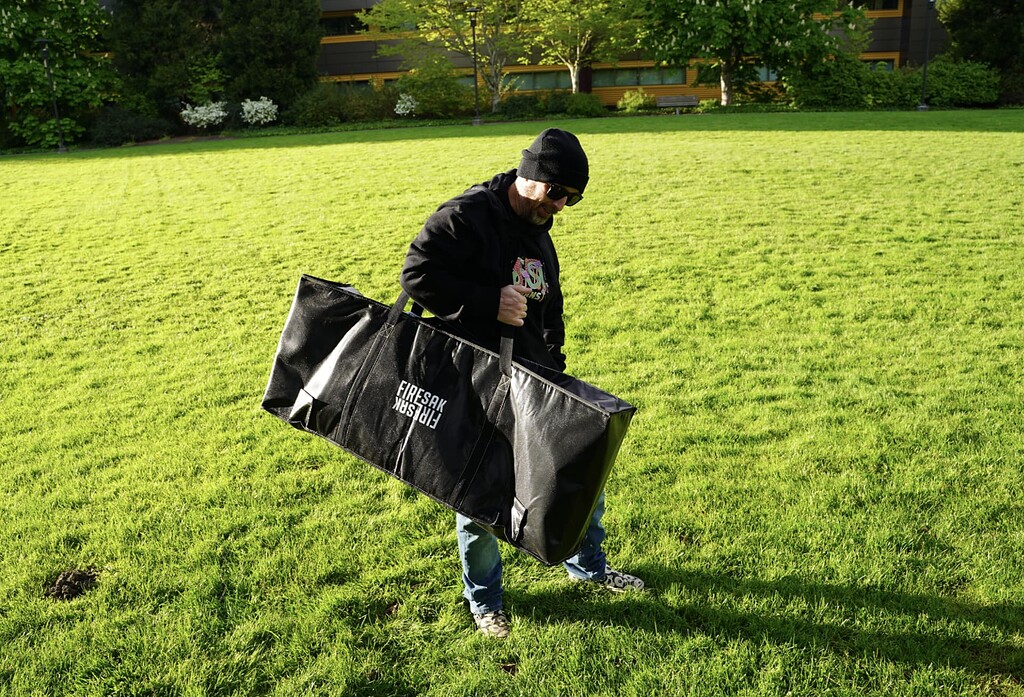 FIRESAK fireproof bag for charging big esk8s from GingerOnWheels ...