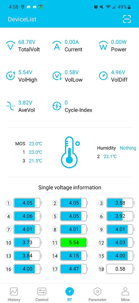 LLT BMS cell values fluctuating - Guides, Support, & General Questions ...