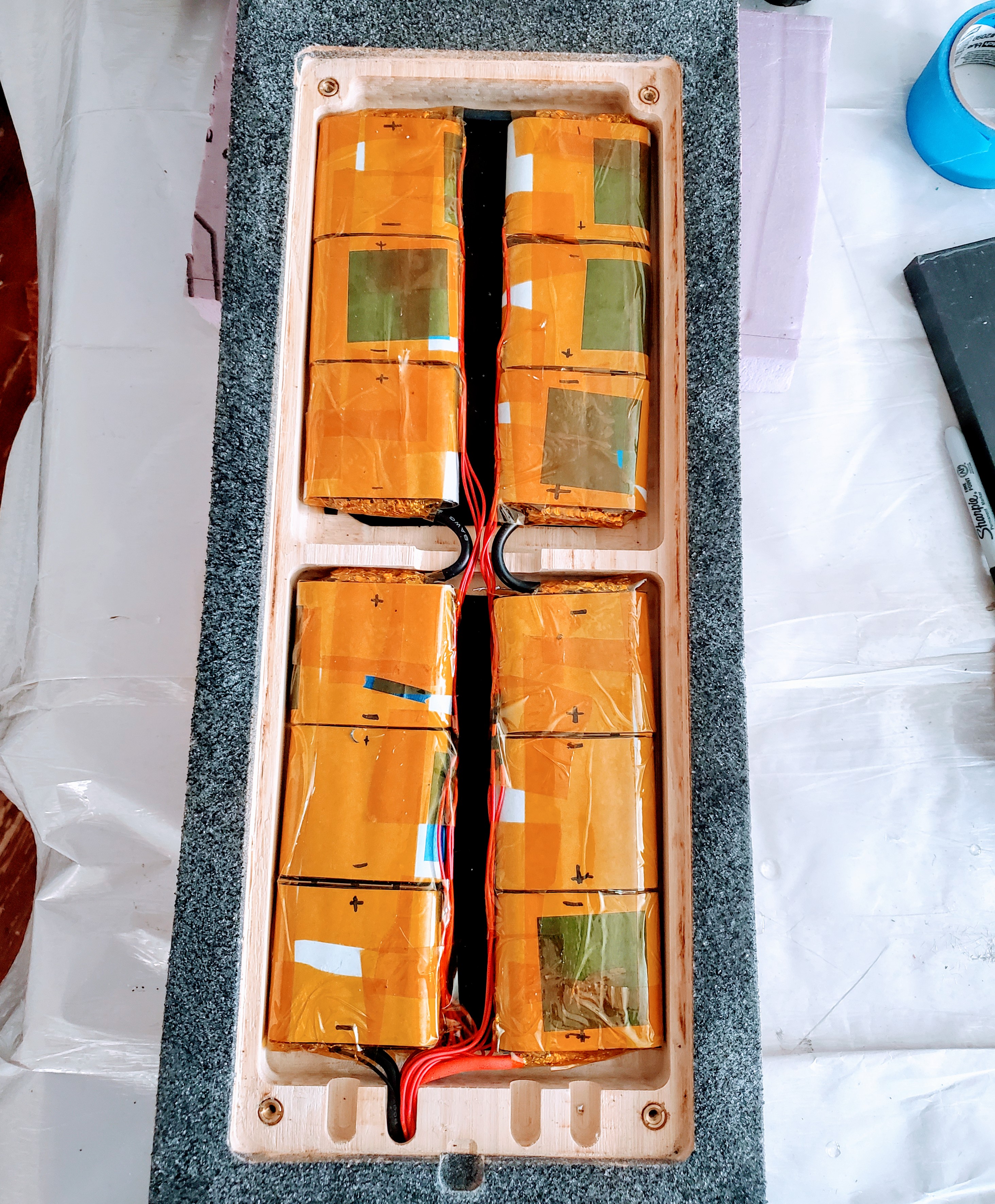 Gulveig | 35" AT Integrated deck | Custom feather remote | 12s4p ...