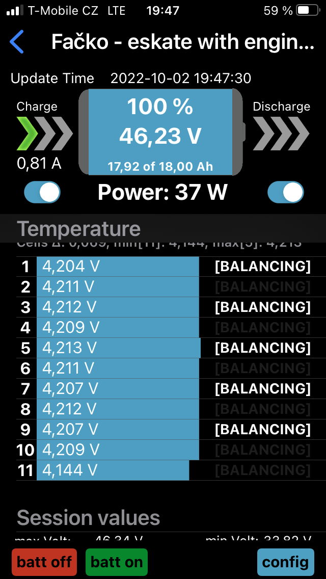 11s smart bms balancing just 10s - Battery Builds - esk8.news: DIY Electric Skateboard Forums
