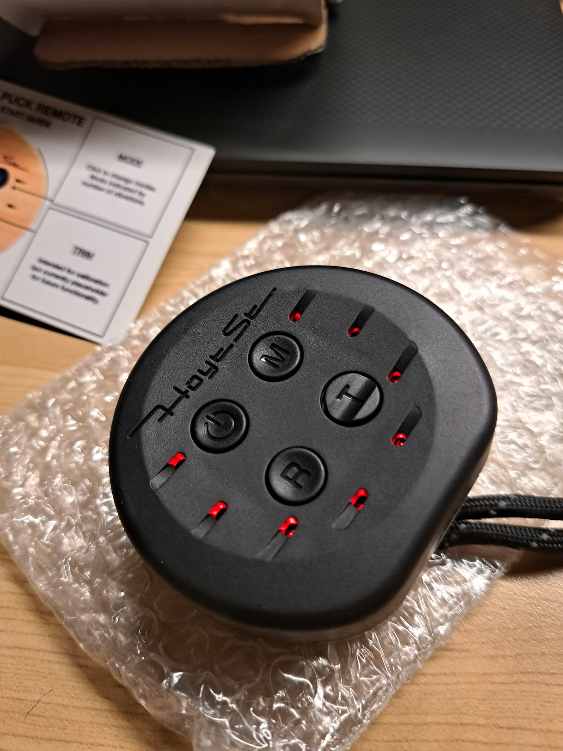 Hoyt St Nylon Puck Remote Control - With Nubbed Throttle, receiver and ...