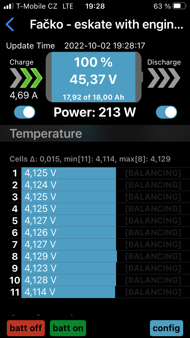 11s smart bms balancing just 10s - Battery Builds - esk8.news: DIY Electric Skateboard Forums